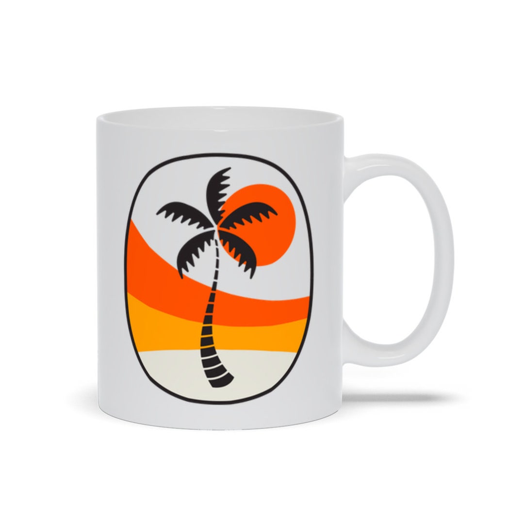 Swaying Palm Tree Coffee Mug | Palm Tree Coffee Mug | Beach House ...