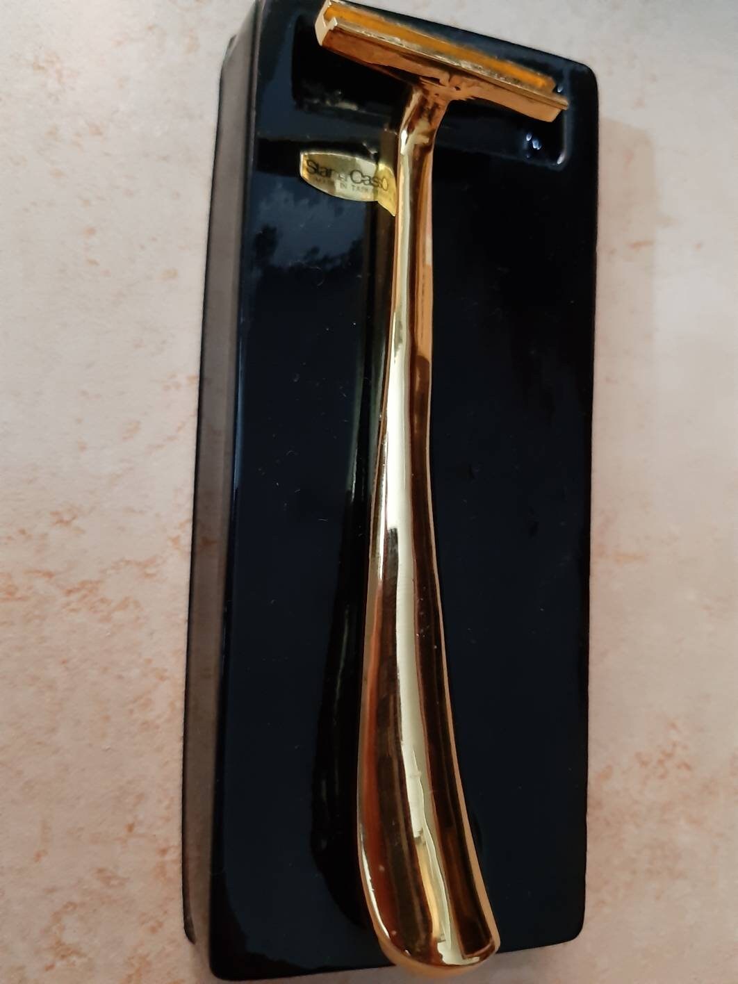 Gentlemen's Vintage Gold Plated Brass Razor - Etsy