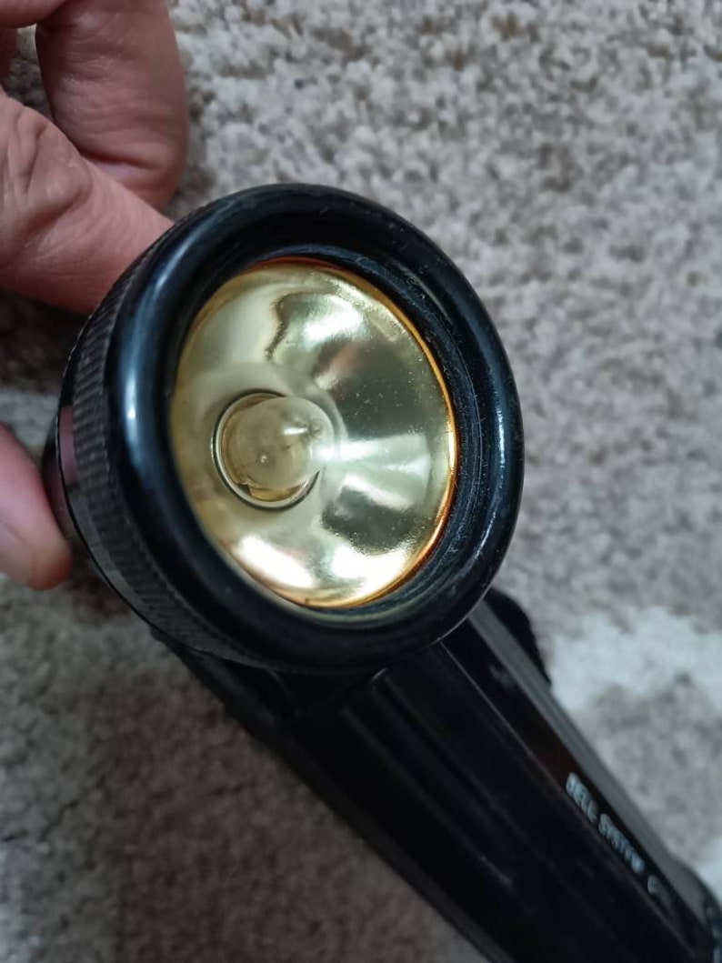 Vintage G.t.price Black Angled Bell System C Flashlight - Etsy