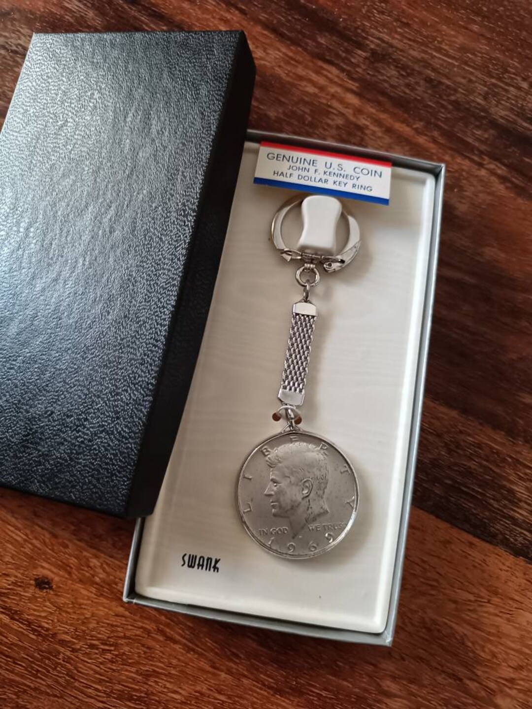 Vintage Key Chain John F.kennedy Half Dollar Key Ring - Etsy