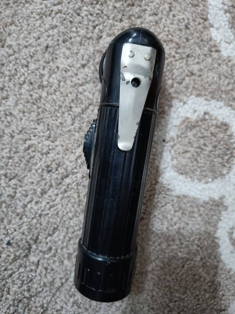 Vintage G.t.price Black Angled Bell System C Flashlight - Etsy