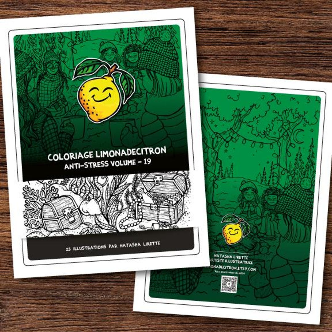 NEW***VOLUME 19 Anti-stress Coloring Book - Etsy Canada