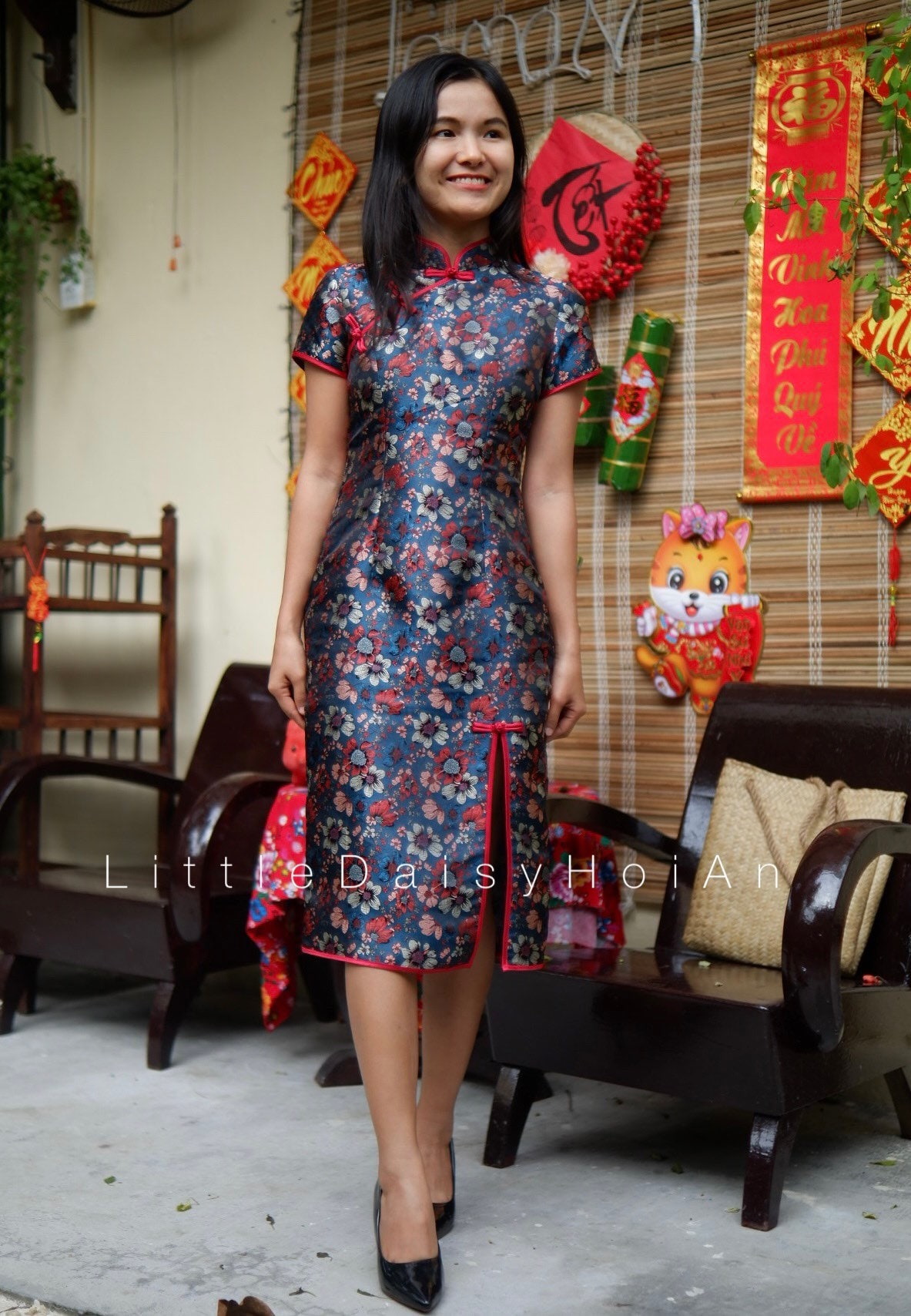 Brocade Cheongsam Chinese Dress - Etsy