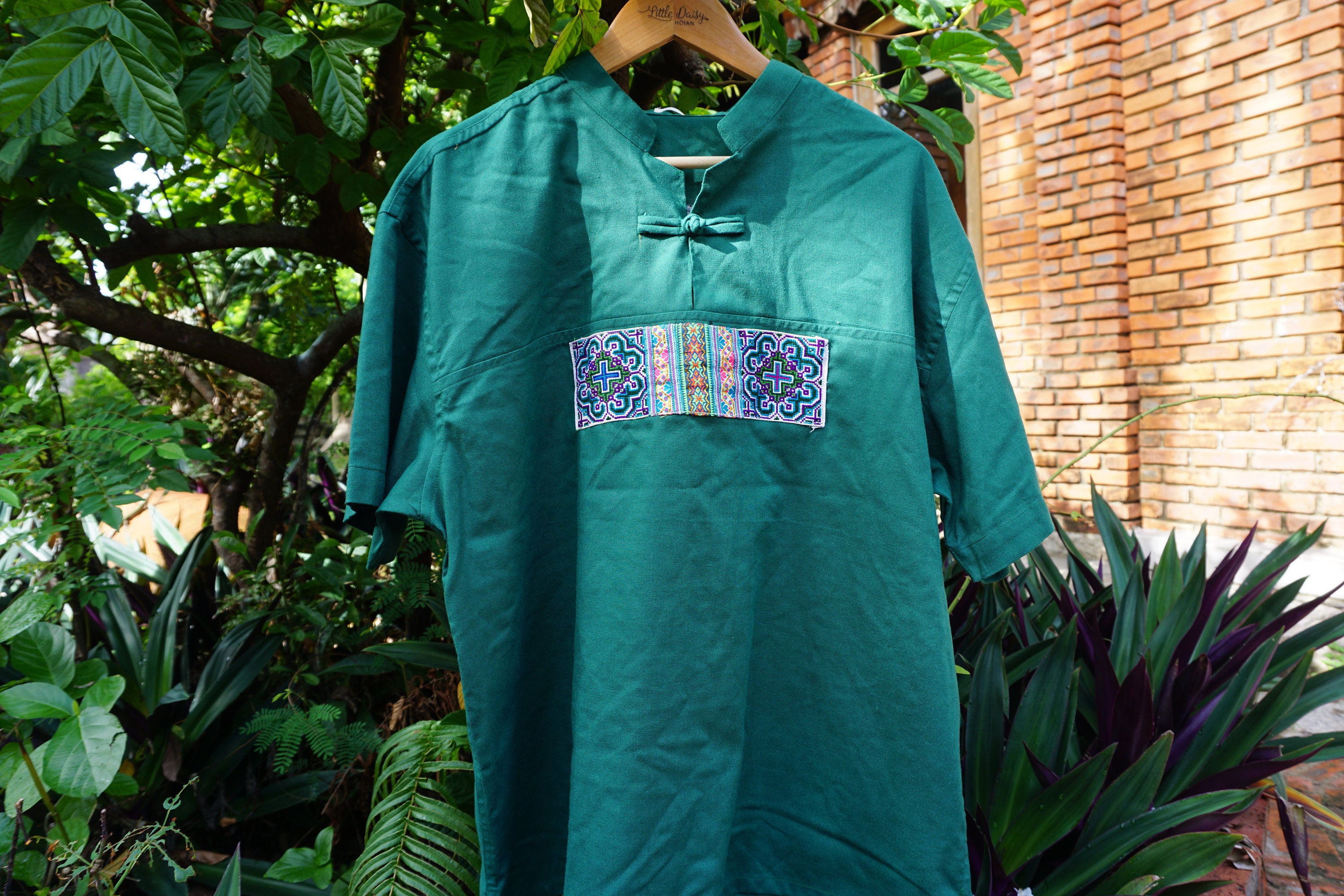 Linen Shirt for Men With Sapa Hand Embroidery - Etsy