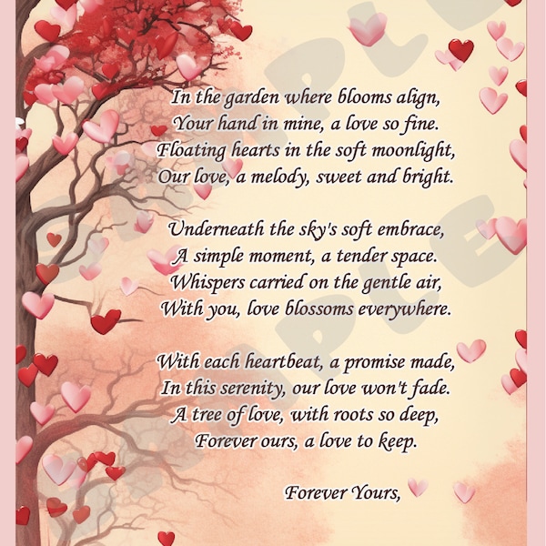 Valentine Poem - Etsy
