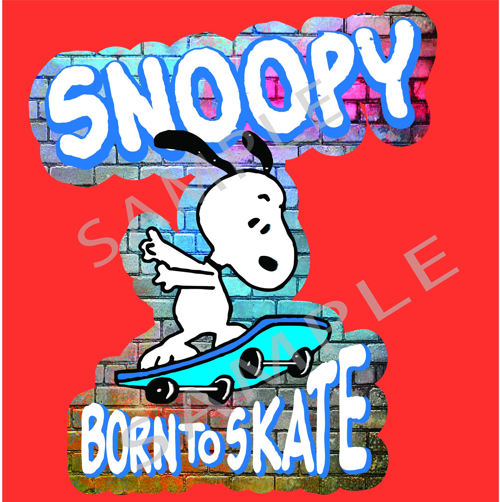 Snoopy Skateboarding