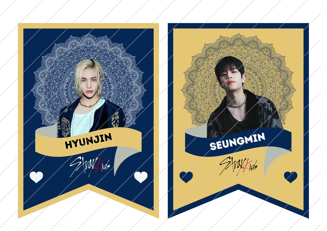 Stray Kids Banner Set Descarga Digital Stray Kids Party | Etsy