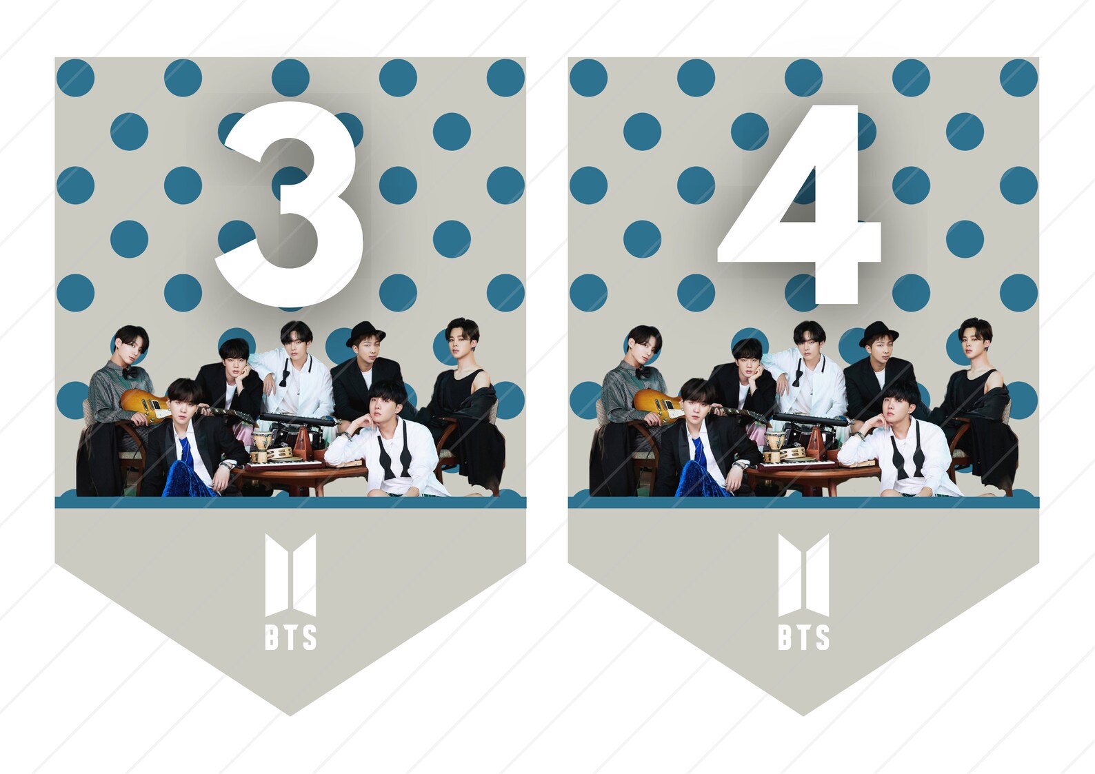 Bts BE Banner Set Digital Download Bts Party Decoration Bts | Etsy