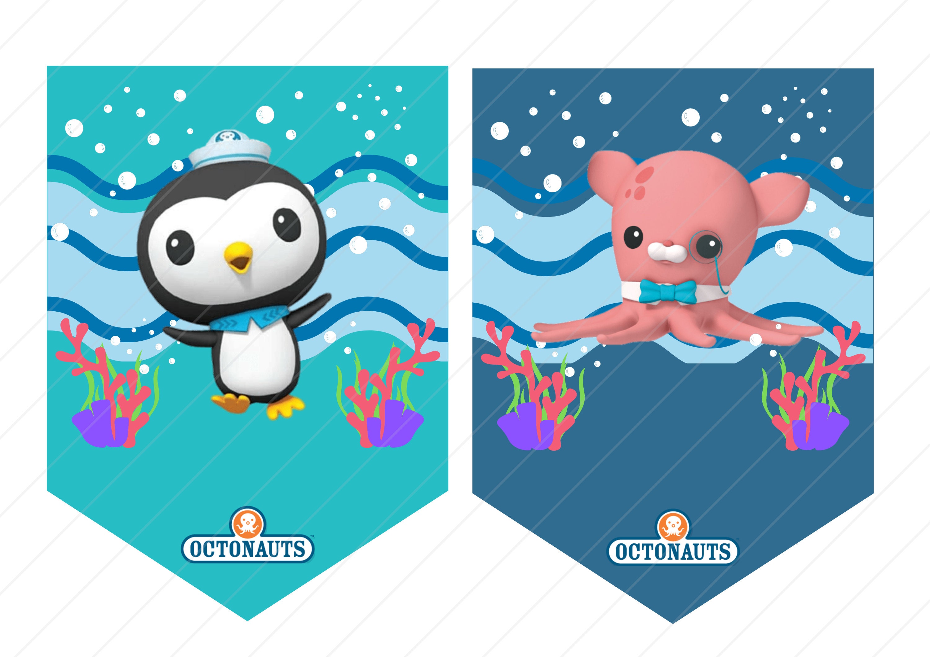 Octonauts Banner Flag Digital Download Octonauts Party | Etsy