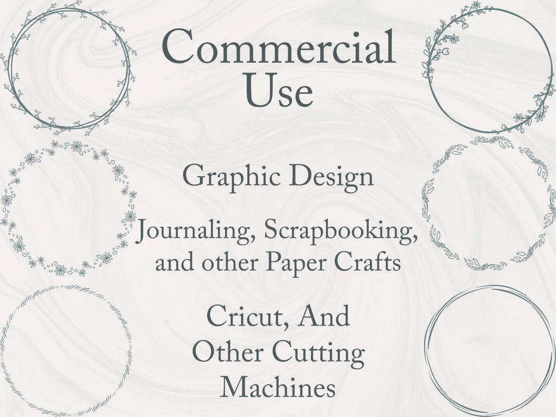 51 Borders and Frames Digital Bundle | SVG and PNG | Commercial Use ...