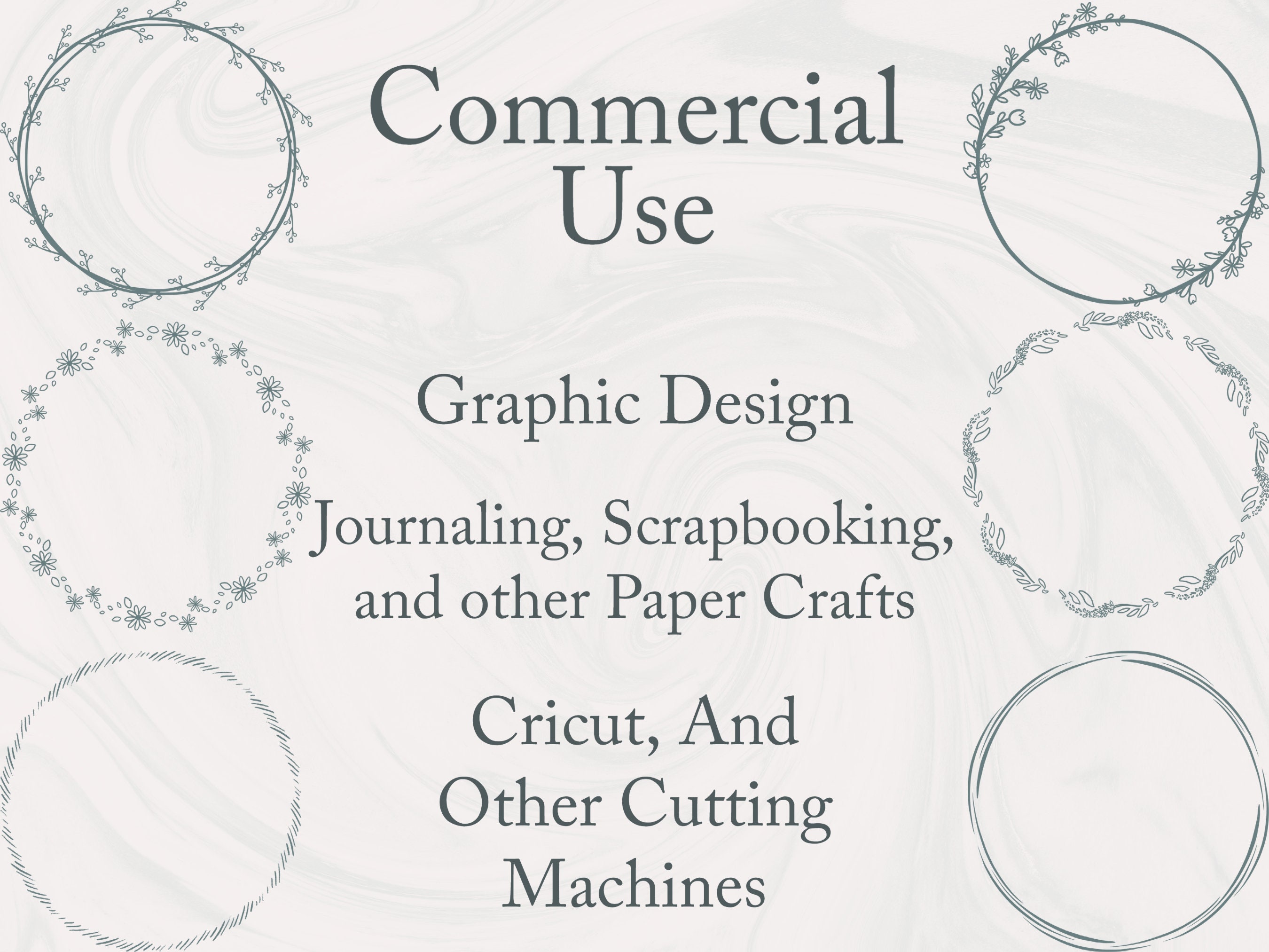 51 Borders and Frames Digital Bundle | SVG and PNG | Commercial Use ...