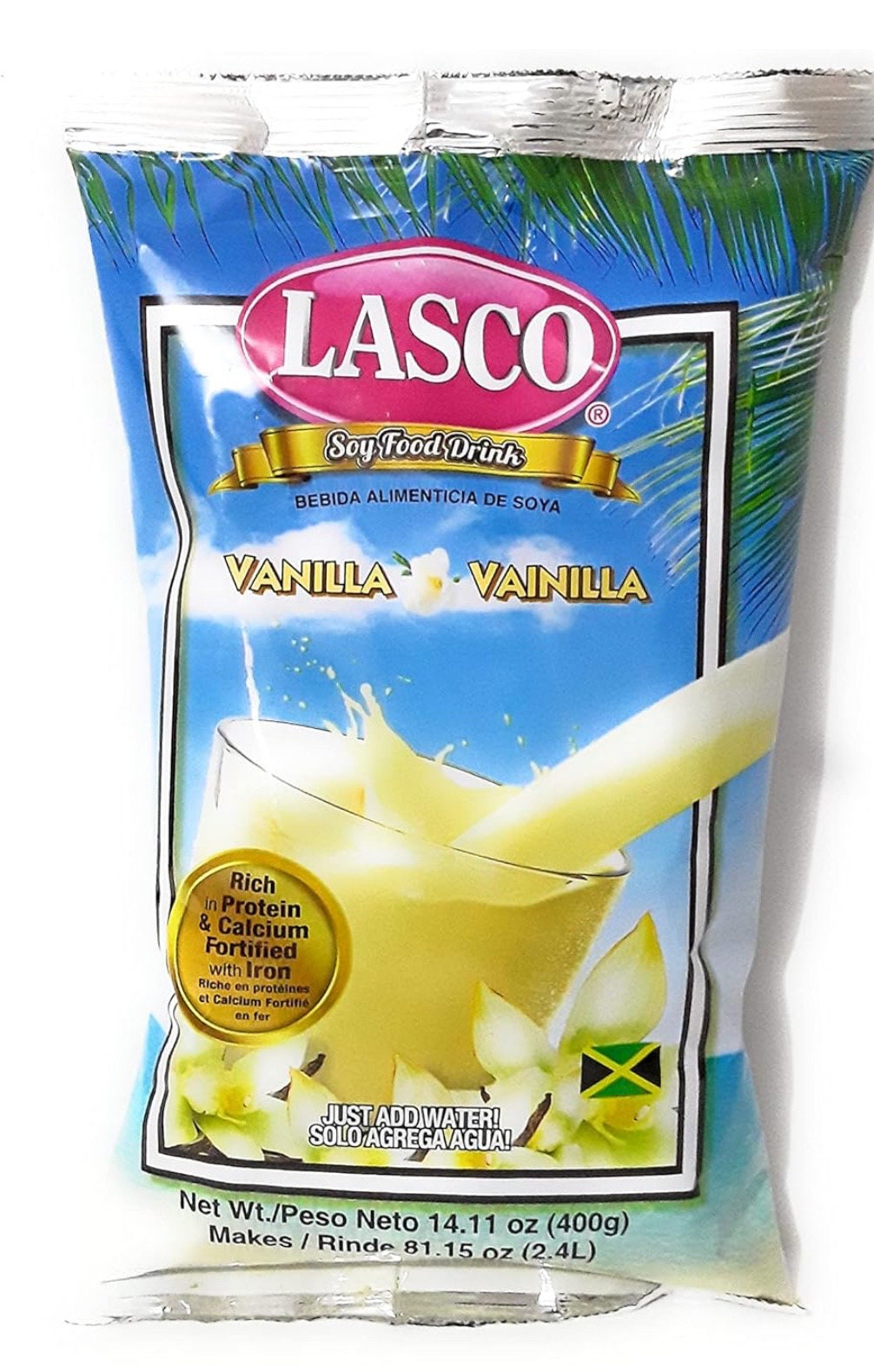 Jamaican Lasco 400 Grams, Available in 3 Flavors vanilla, Strawberry ...