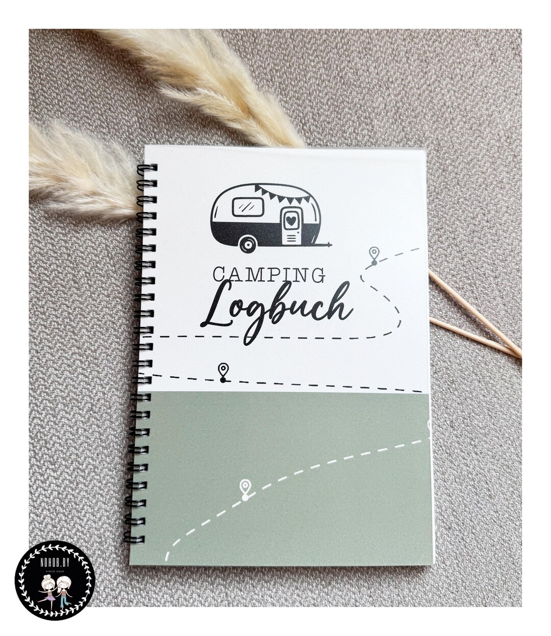 Camping Logbook DIN A5 - Caravan - Motorhome - Travel Diary - Camping ...