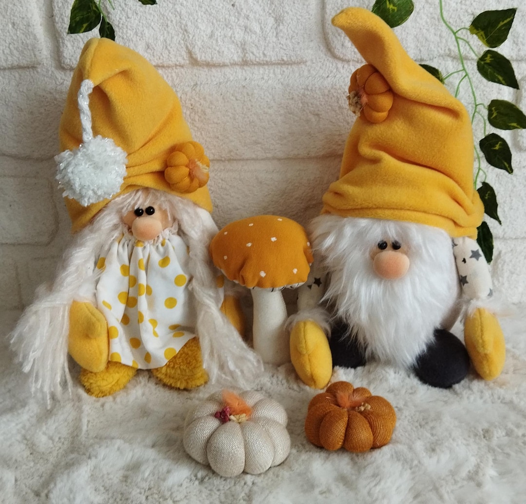 Handmade Scandinavian Gnomes Set. Halloween Gnomes.halloween Home Decor ...