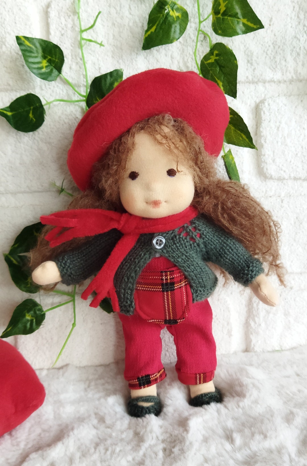 10'' Inch Handmade Waldorf Inspired Doll. With Great Clothes and ...