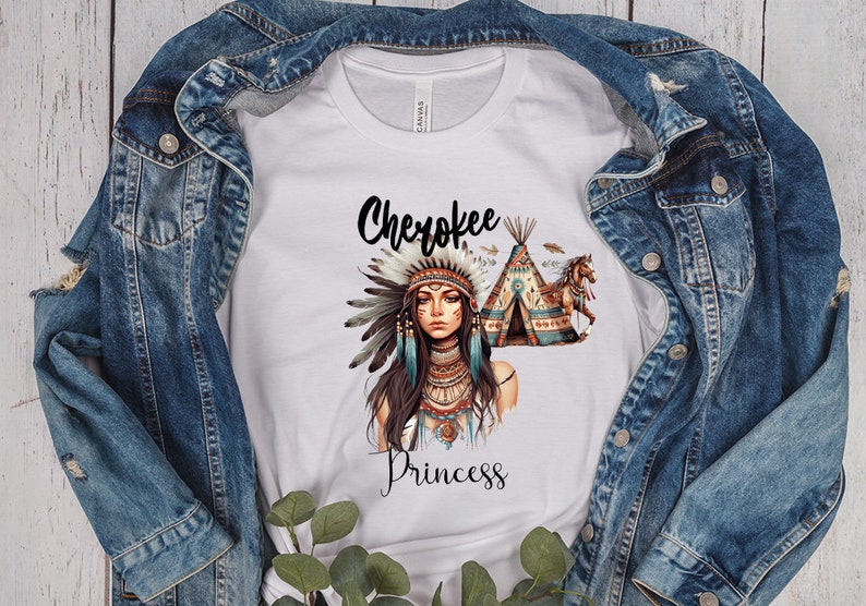 Native American Cherokee Princess PNG Digital Download File ...