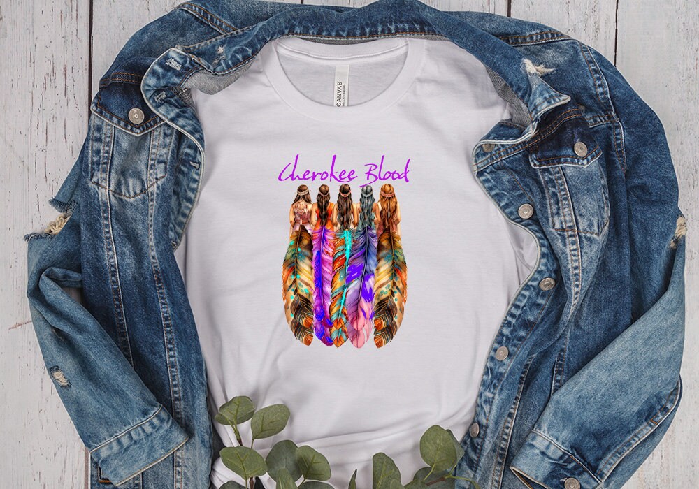 Native American Cherokee Blood PNG Digital Download, Sublimation ...