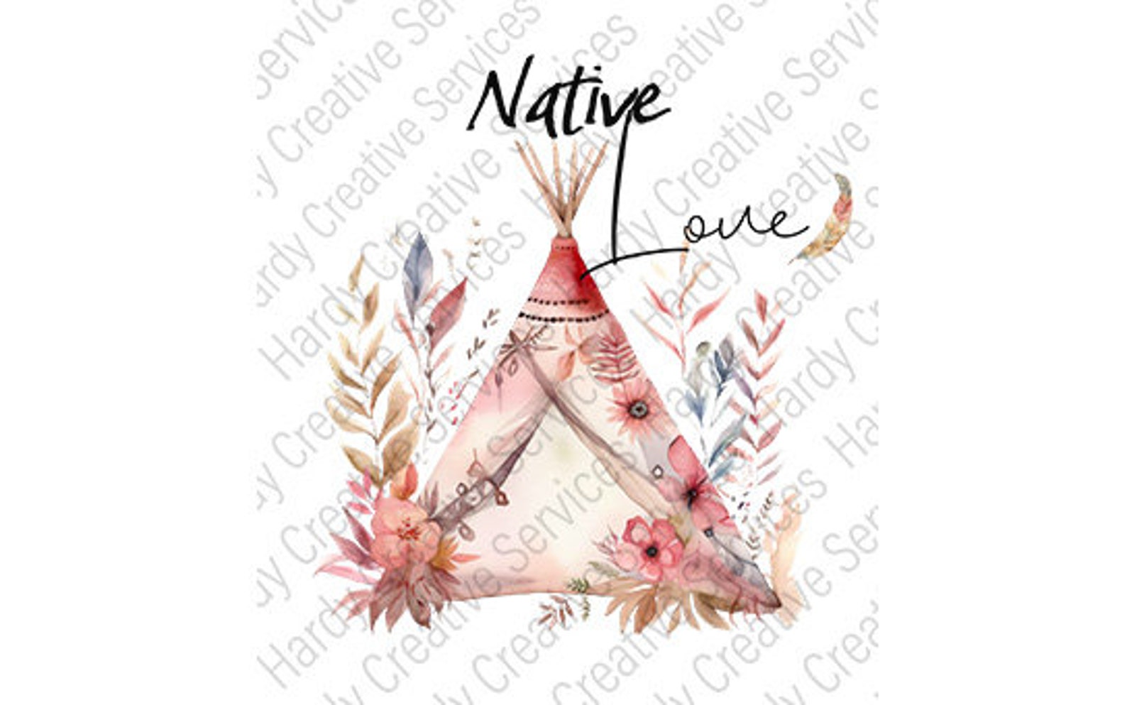 Native American Digital File, Native Love, Teepee, Native Indian ...
