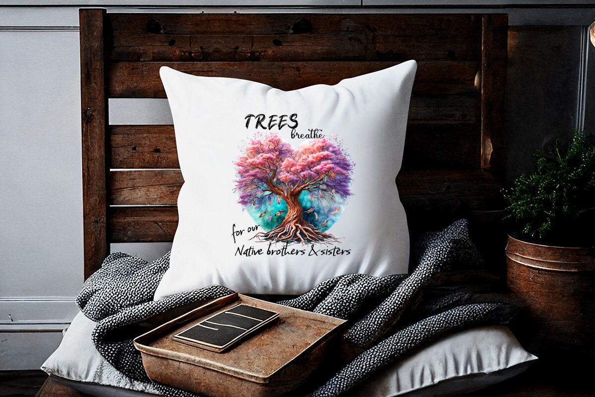 Native American Tree of Life PNG, Sublimation on Pillows, Garments ...