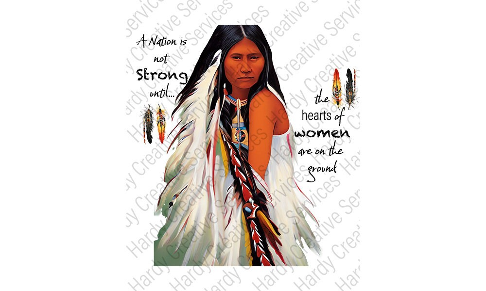 Native American PNG, Native American Strong Women PNG, Digital Download ...