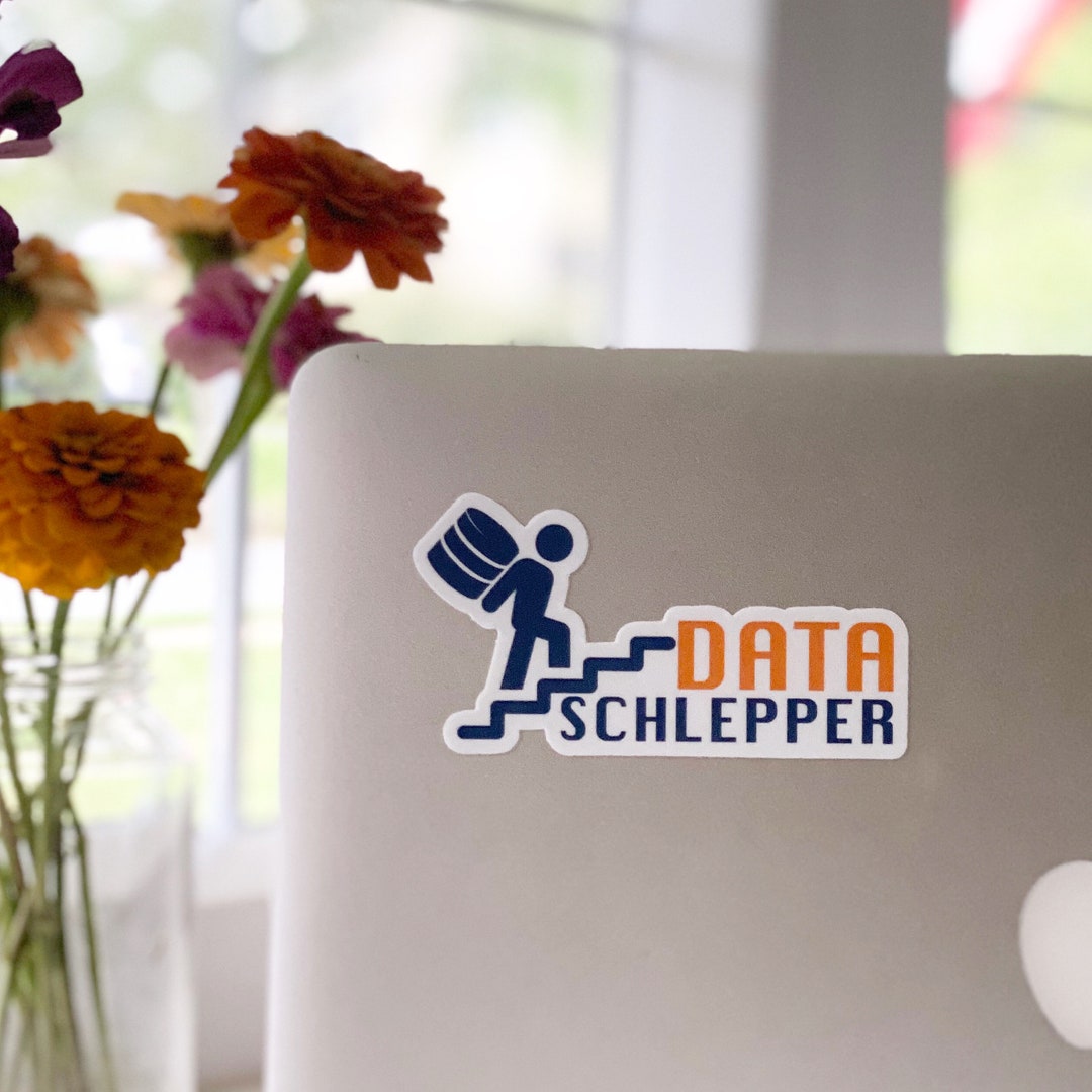 Data Schlepper Sticker 3-PACK - (2"x4") - Etsy
