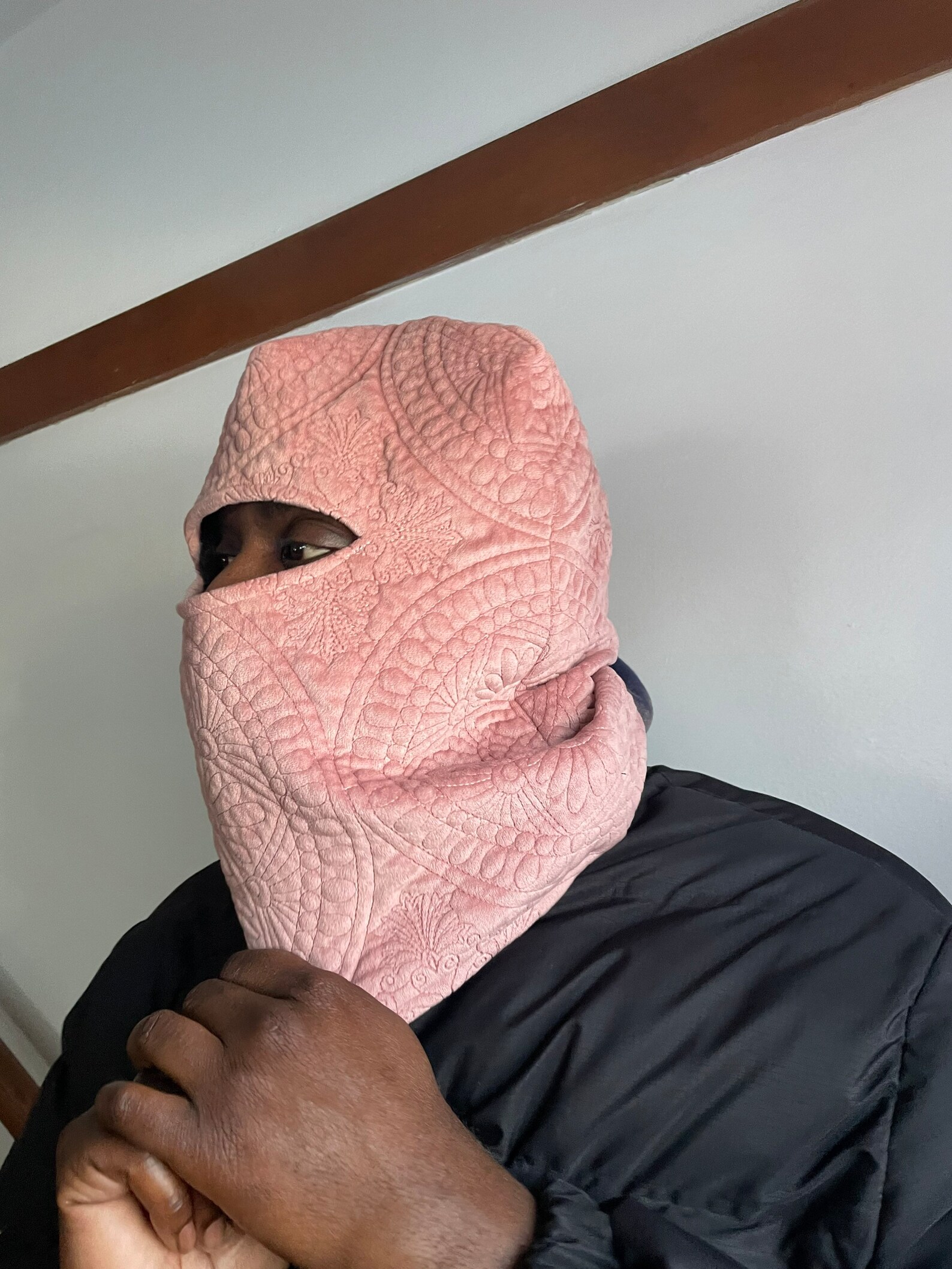 Velvet Quilted Designer Ski Mask / Embroidery - Etsy