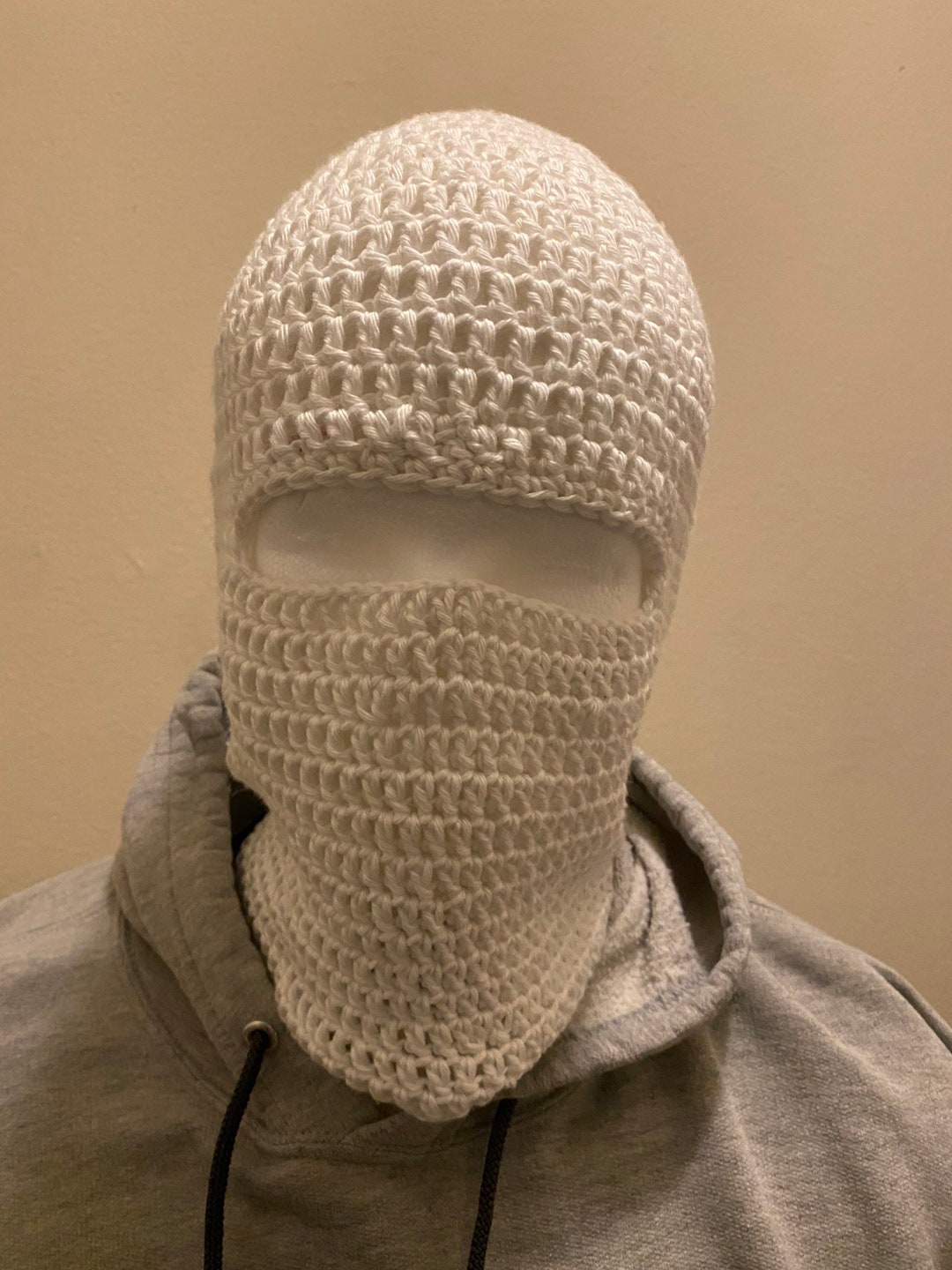 Hades Glow in the Dark Mask / Knit Mask / Kanye Mask / - Etsy