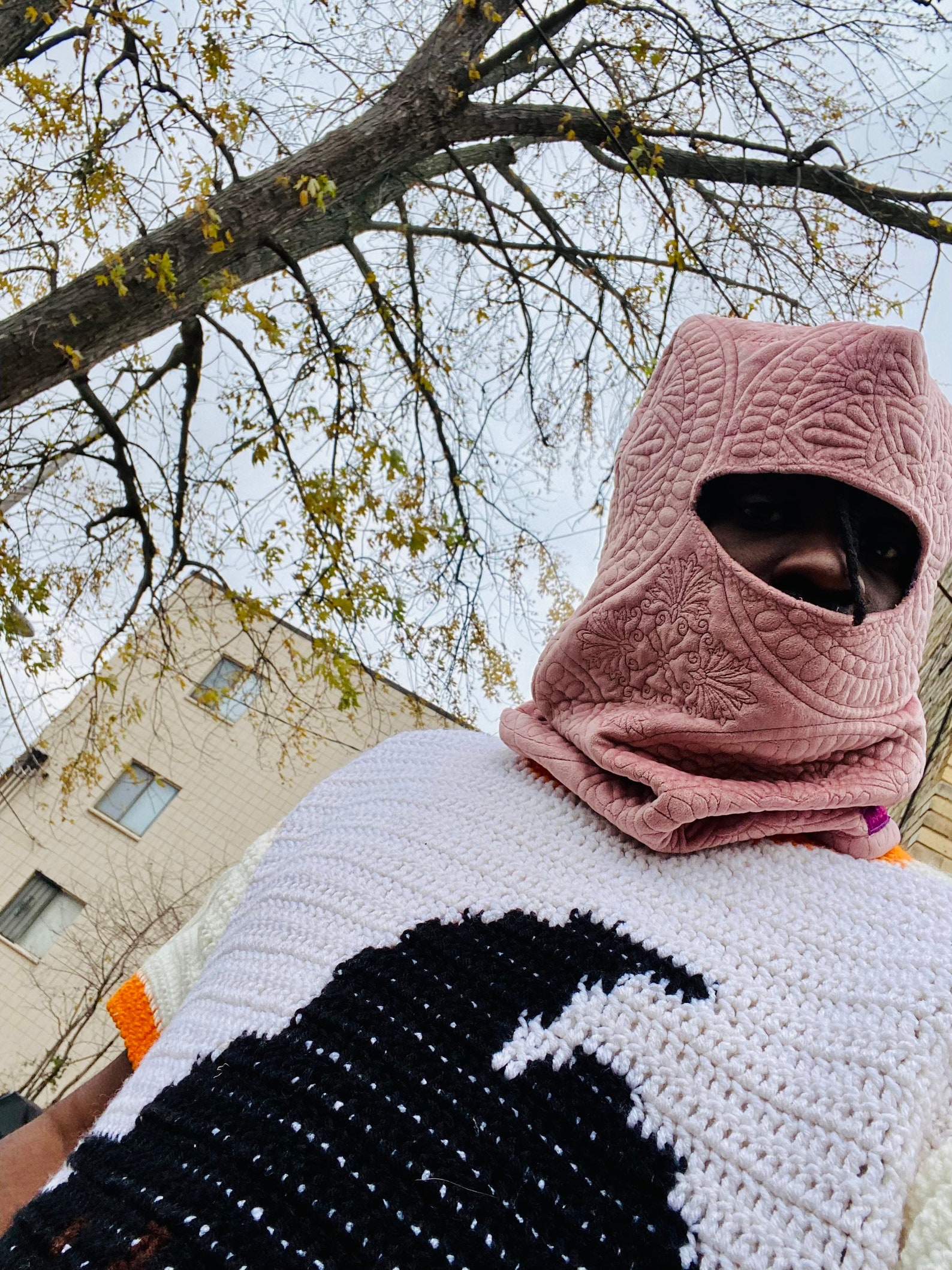 Velvet Quilted Designer Ski Mask / Embroidery | Etsy