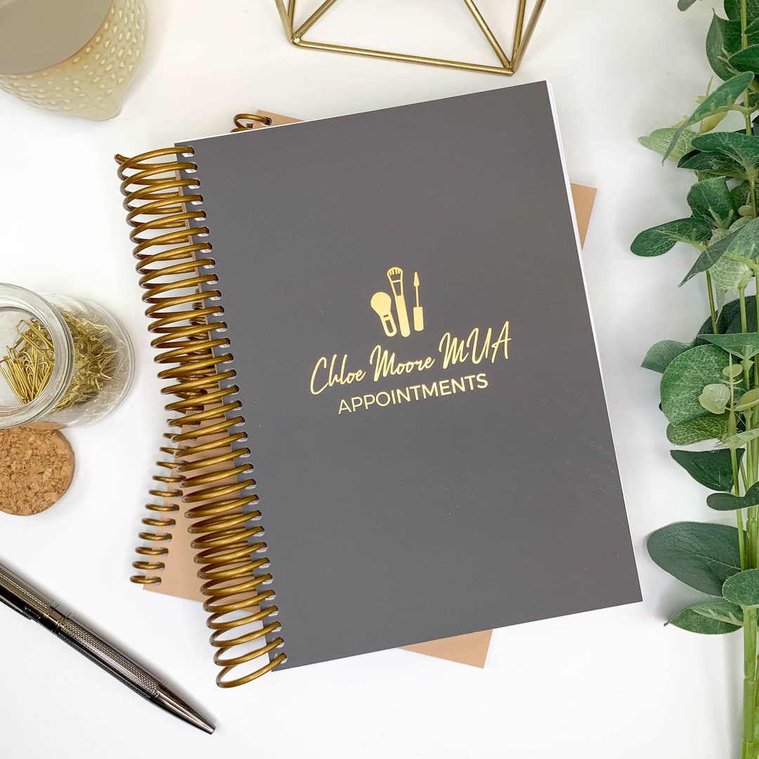 2025, A5, Appointment Diary, Day per Page, Personalised Cover, Foil ...