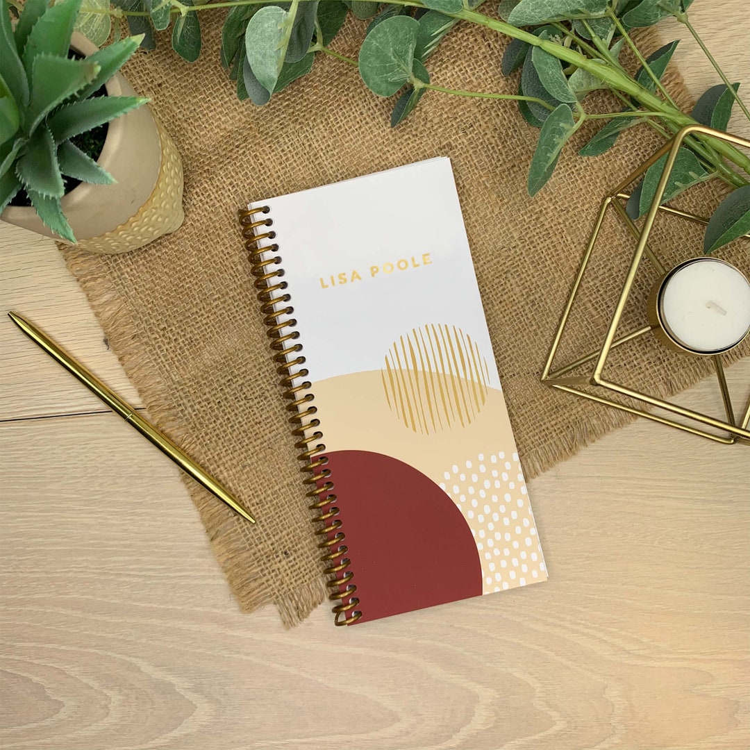 DL Size Foil Printed Soft Touch Personalised Book, Gold and Silver Foil ...