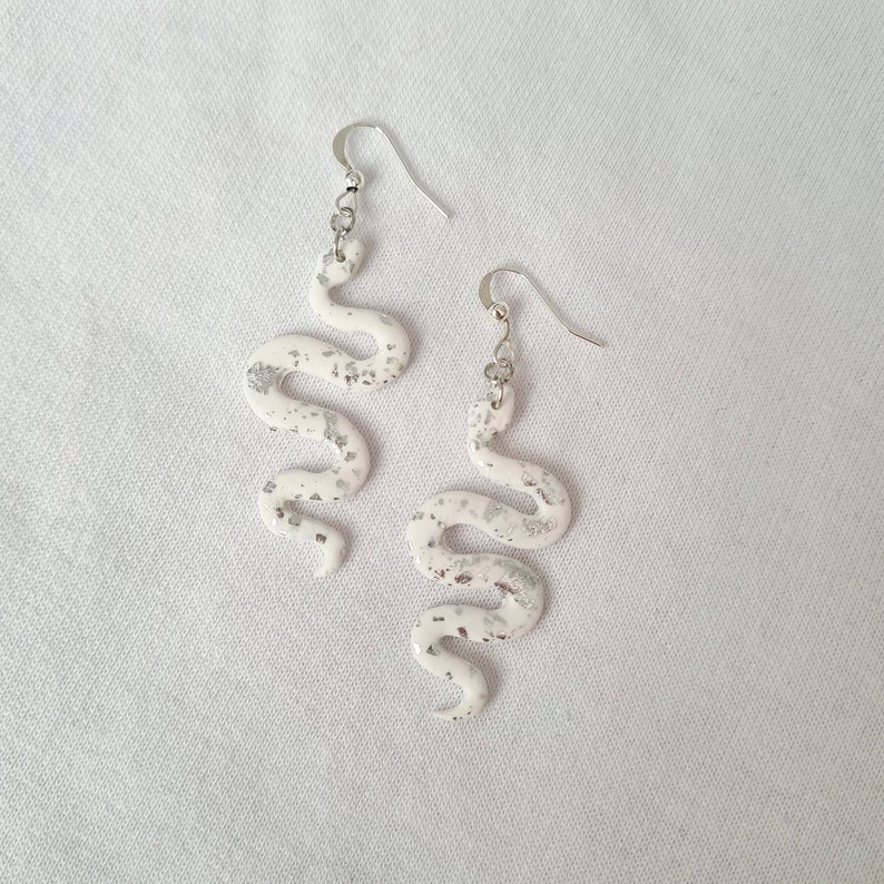 The Mystical Snake Polymer Clay Earrings | Etsy