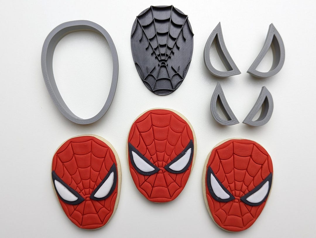Spider-man Cutter, Cookie Decoration, Craft for Spider-man Fans, Spider ...