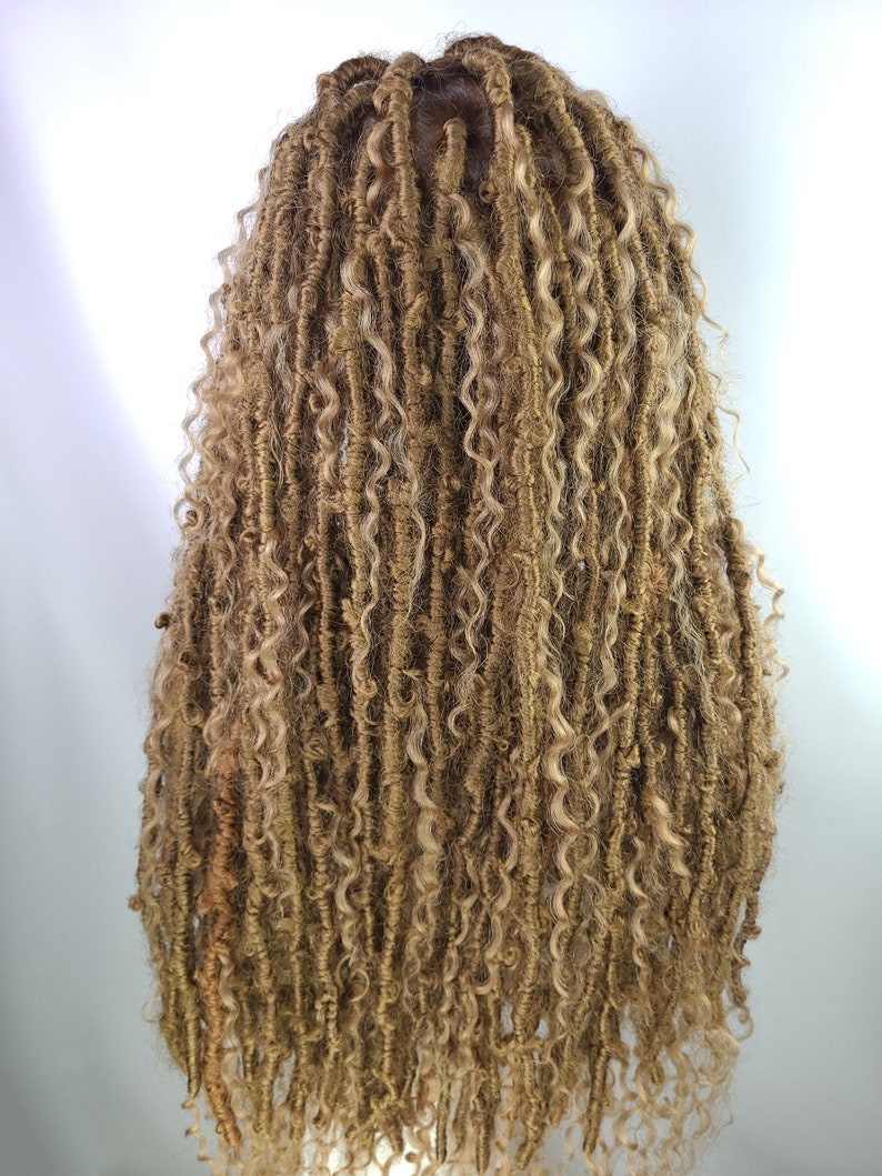 BOHO GODDESS DISTRESSED Locs Wig human Hair Blend 27 | Etsy