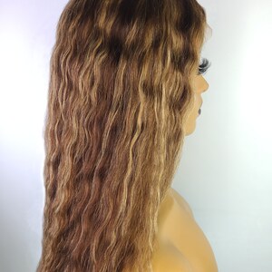 Deep Wave 4/27 Highlight 13x6 Lace Frontal Wig - Etsy