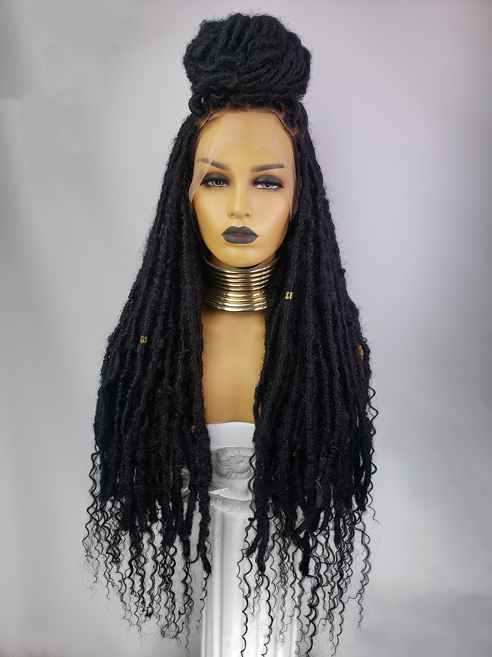 BOHO DISTRESSED LOCS Full Lace Wig 30 Inches / Human Hair - Etsy