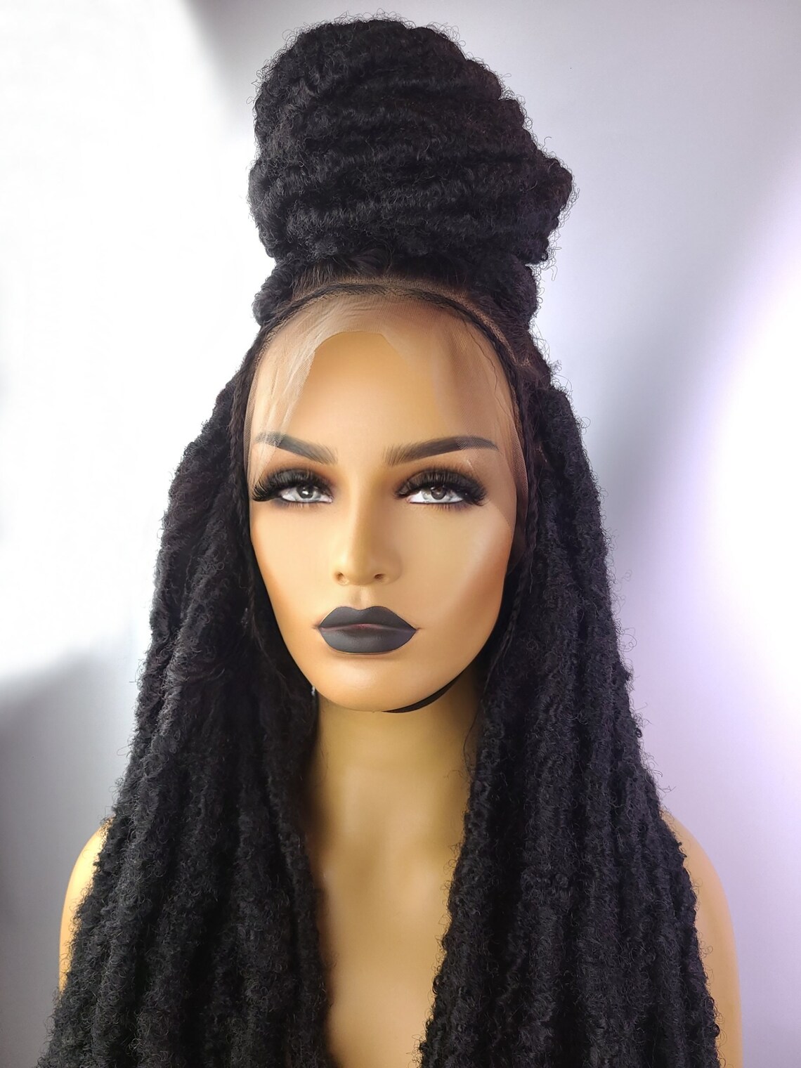 JUMBO LOCS Full Lace Wig Bae Locs Dread Locs large Faux - Etsy