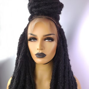 JUMBO LOCS Full Lace Wig, Bae Locs, Dread Locs ,large Faux Locs ...