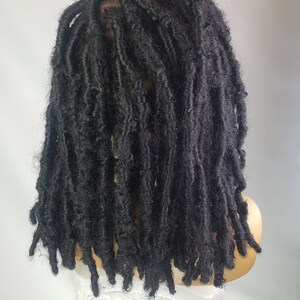 SHORT DISTRESSED LOCS Full Lace Wig, 14 Inches - Etsy