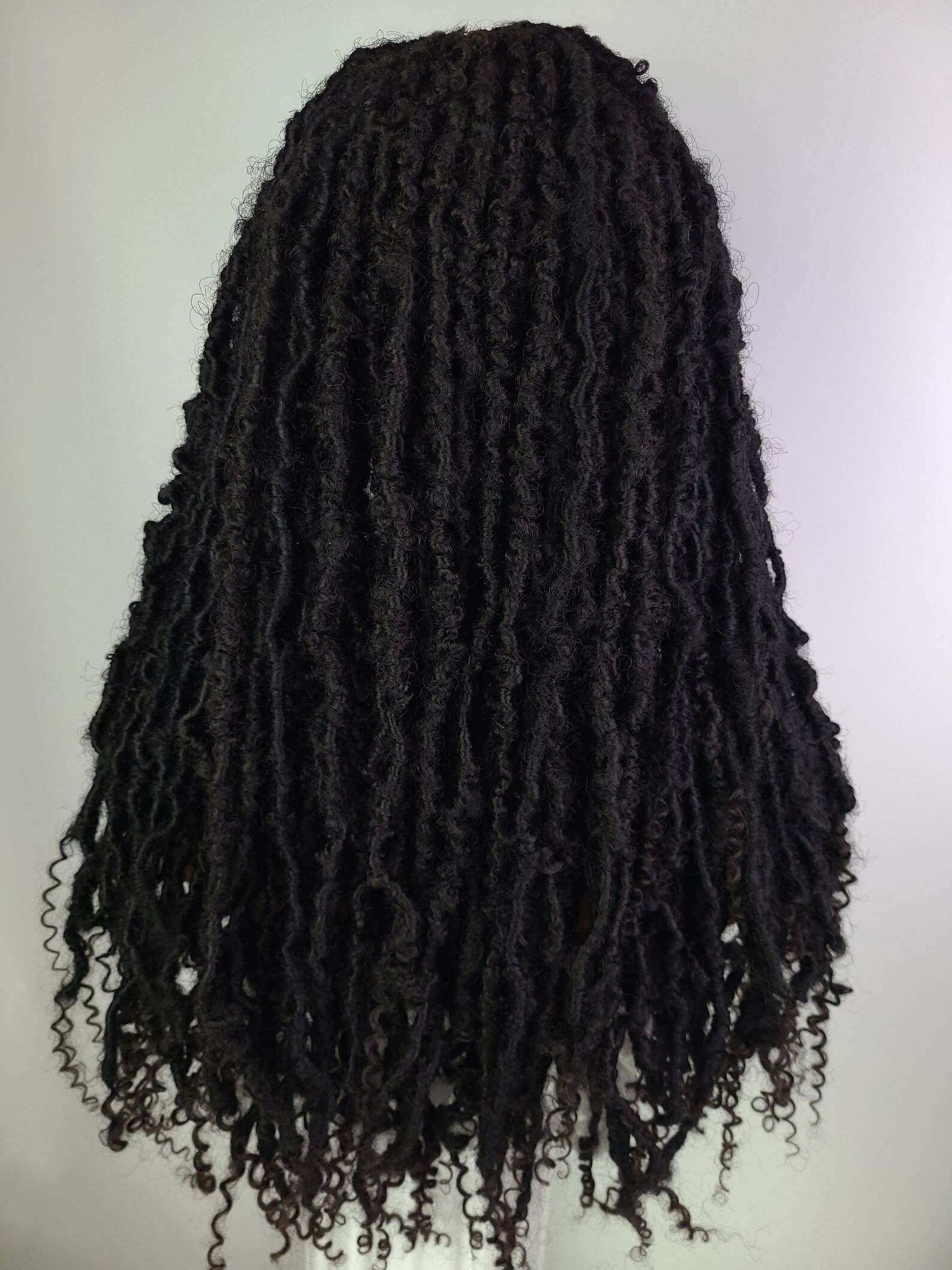 INFINITY LOCS WIG Faux Locs Wig Distressed Locs Wig - Etsy