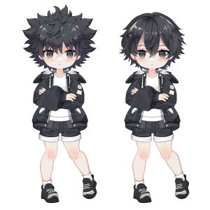 Premade Vtuber Model - Customizable Chibi Model Live2d - Cat Male Model ...