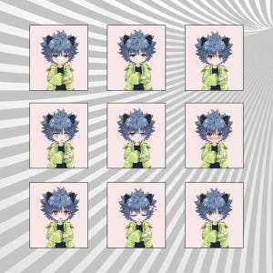 Premade Vtuber Model - Customizable Chibi Model Live2d - Cat Male Model ...