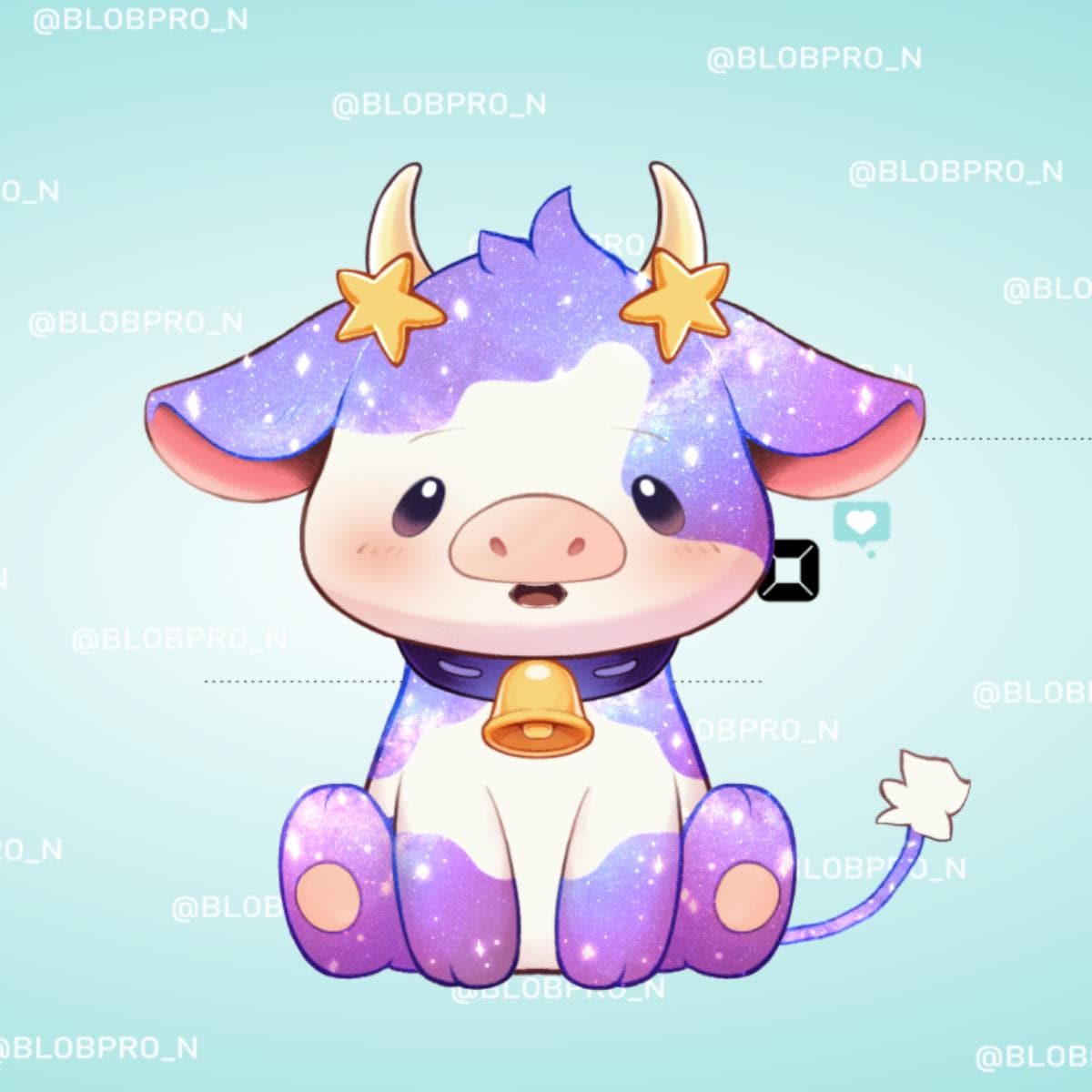 Premade Vtuber Model Live2d Cow Customizable Color Cows - Kawaii Animal ...