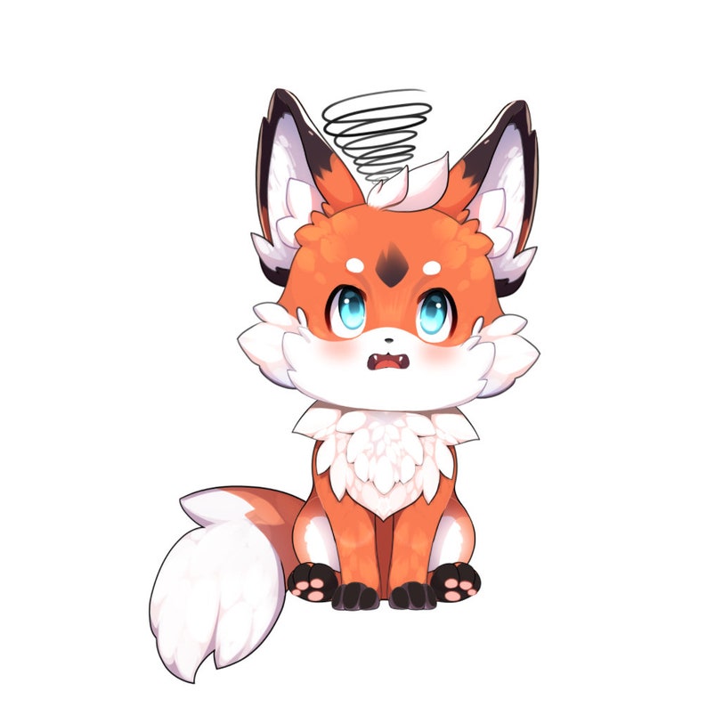 Customizable Live2d Vtuber Anime Fox Model Editable & Rigging ...