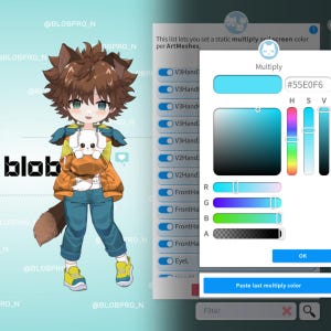 Male Premade Vtuber Model - Customizable Chibi Model Live2d - Dog Male Model - Etsy