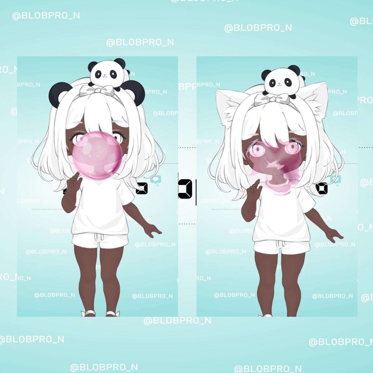 Vtuber Asset – Bubble Gum – Rigged Live2d - Etsy