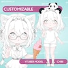 Premade Vtuber Model Live2d Cow Customizable Color Cows Kawaii Animal ...