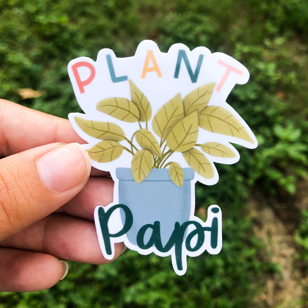 Plant Papi Sticker Houseplant Lover Plant Parent Gift - Etsy UK