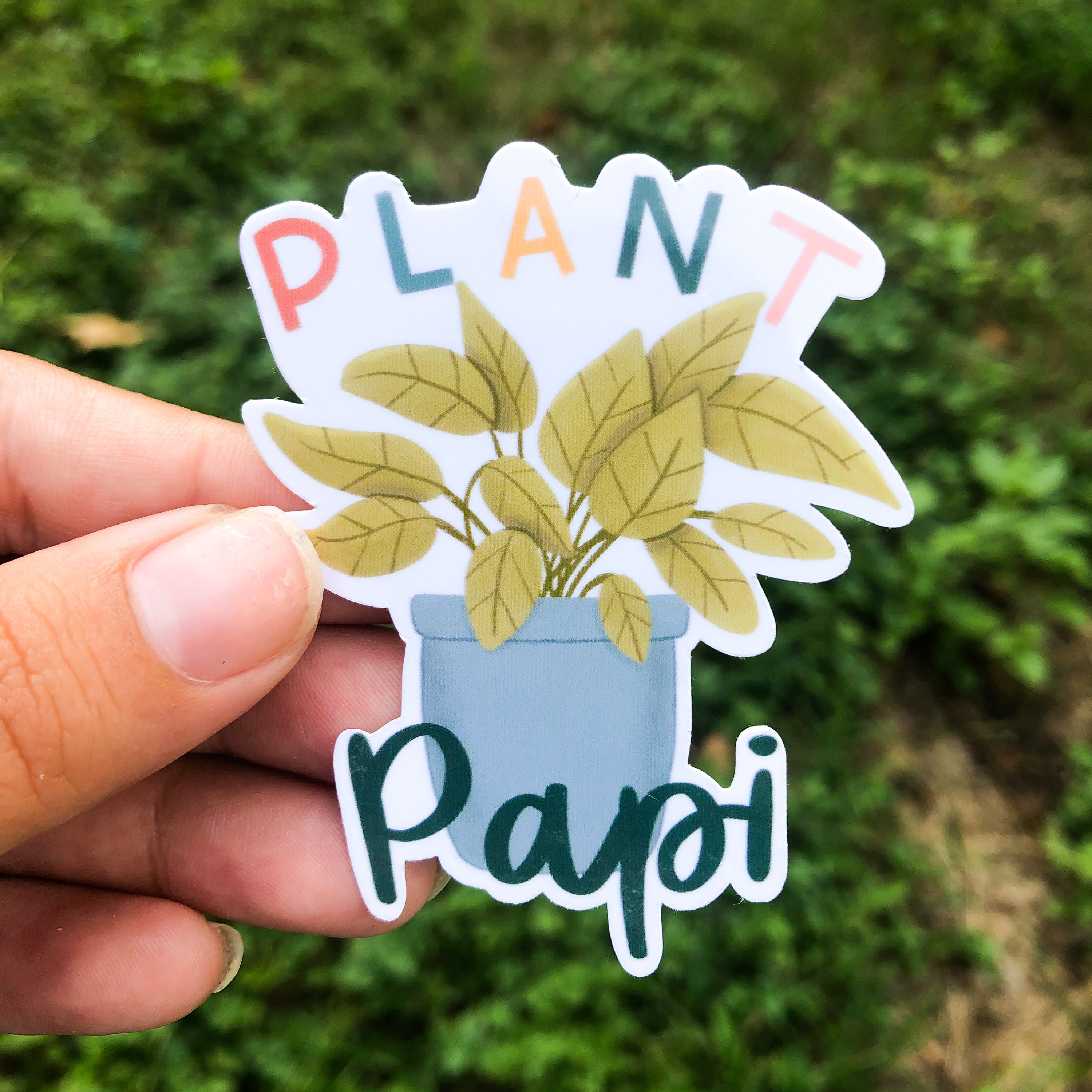 Plant Papi Sticker Houseplant Lover Plant Parent Gift | Etsy