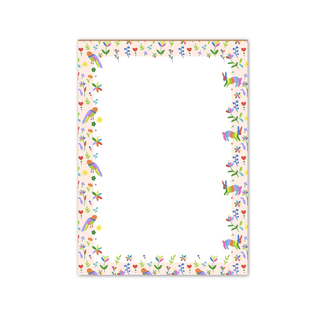 Otomi Bordado Notepad | Mexican Inspired Pattern | Latinx Design ...