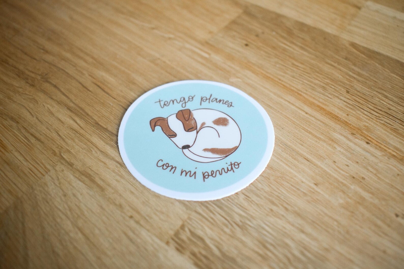 Tengo Planes Con Mi Perrito Sticker | Illustrated Latinx Design ...